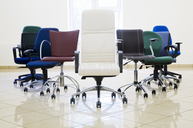 Chairs leadership stock photo. Image of indoor, contrasts - 5653872