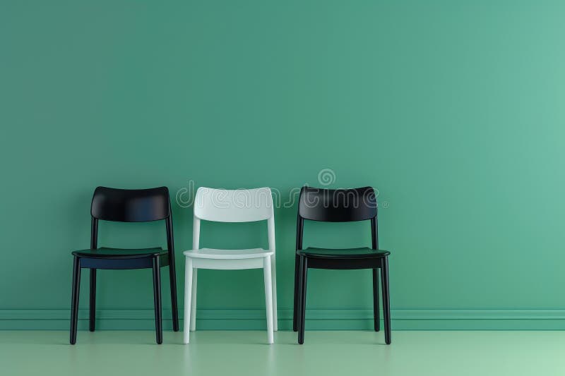 Chairs and Nature: the Beauty of Color in Design Elements. Stock ...