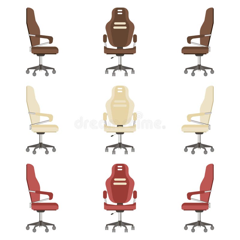 Office Chair Different Angles Stock Illustrations – 41 Office Chair ...