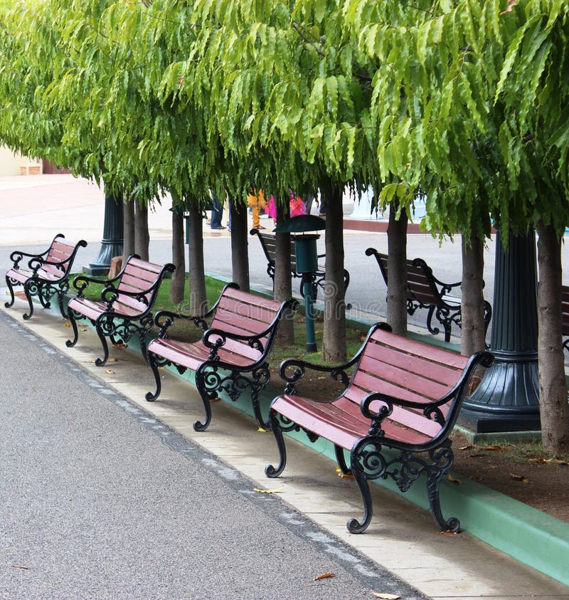 Chairs in the park stock photo. Image of japan, japanese - 41040736
