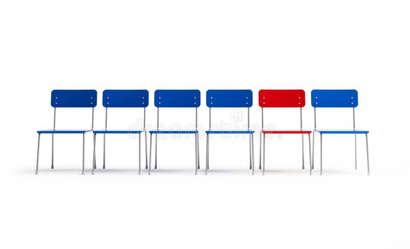 Row of wooden chairs stock image. Image of blue, wooden - 34917565