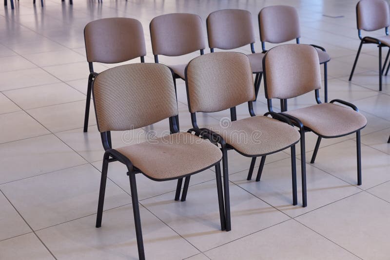 Rows of Chairs stock photo. Image of auditorium, chair - 245321982