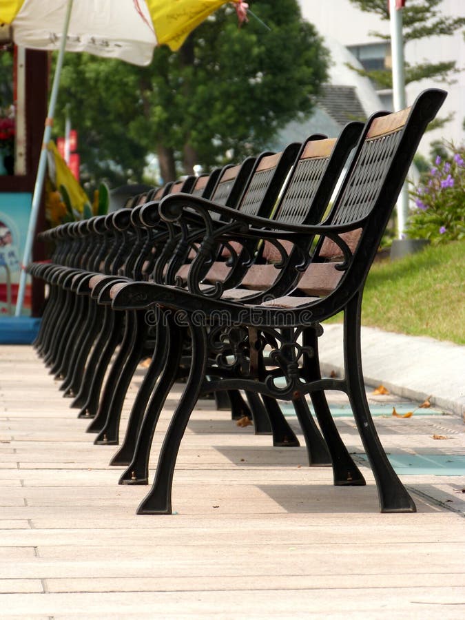 Chairs on the square stock photo. Image of china, business - 27365842