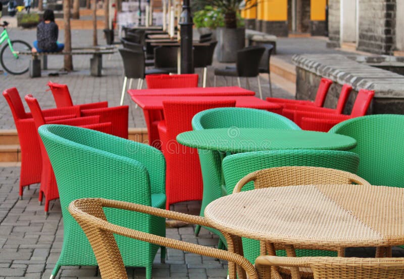 Chairs & Table Sitout stock image. Image of details - 86313403