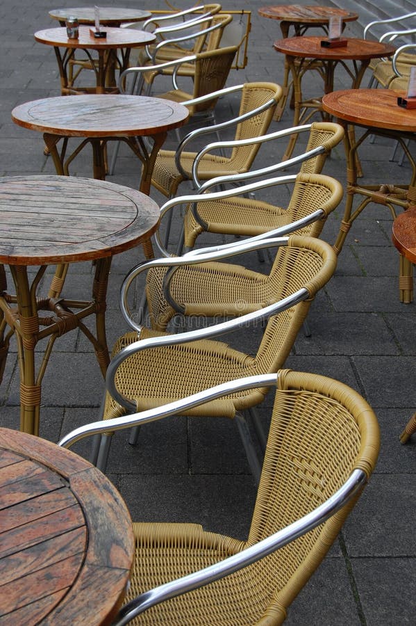 Chairs and tables stock image. Image of tables, metal - 11626005