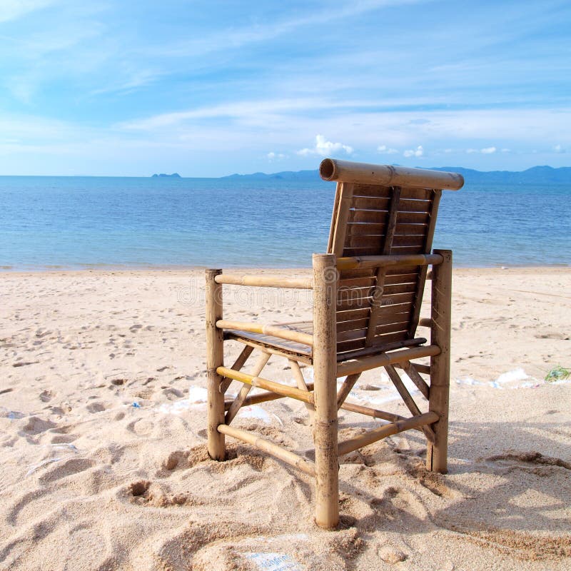 Chairs on tropical beach stock image. Image of summer - 24547161
