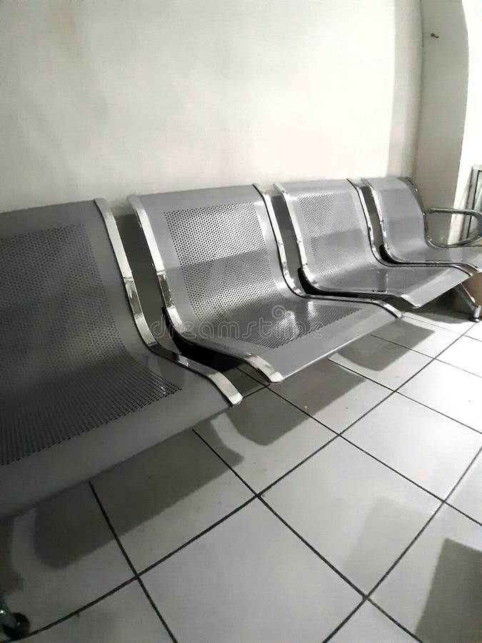 Chairs Waiting Room at Night Stock Photo - Image of waiting, wait ...