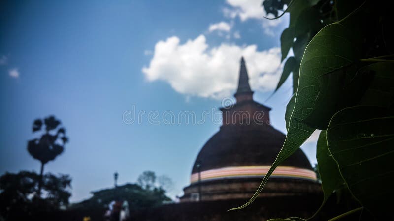 Chaithya lanka stock photo. Image of tempel, anuradapura - 111450900