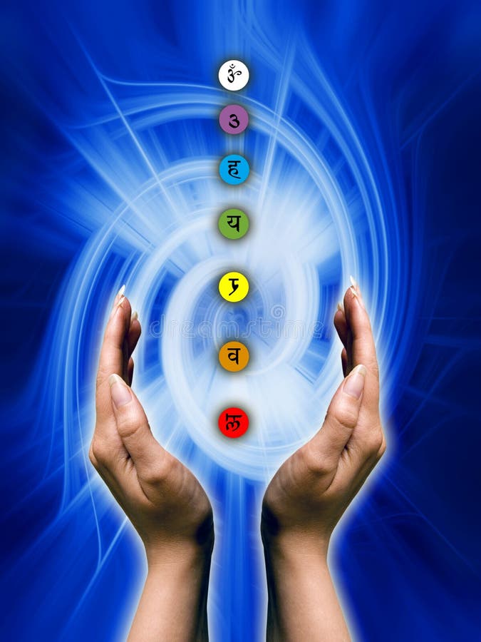 Chakra energy stock illustration. Illustration of chakras - 6575034
