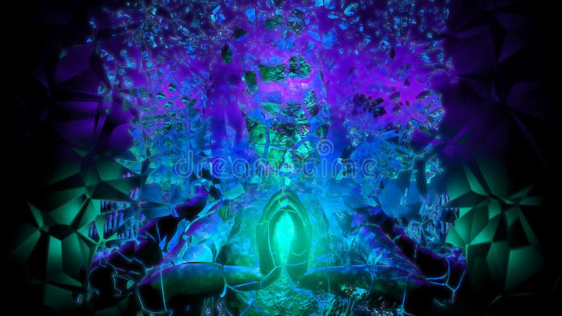 Chakra System of Human Energy Torus Fields Stock Illustration ...