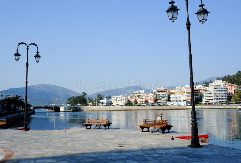 Landscape of Chalcis Euboea Greece - Chalkida Crazy Water Phenomenon ...