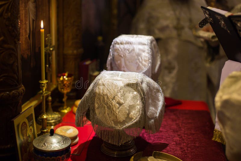 Chalice for Communion in the Orthodox Monastery Stock Photo - Image of ...