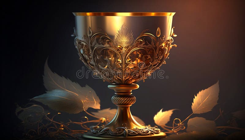 The Chalice of Divine Transformation. Stock Illustration - Illustration ...