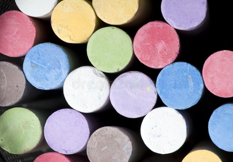 Chalk stock image. Image of asphalt, blue, white, equipment - 12570959