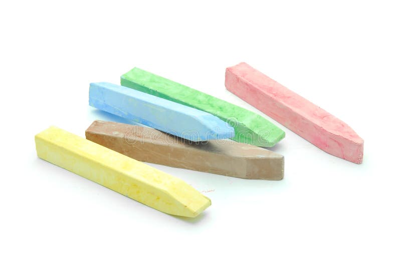 Chalk stock image. Image of craft, colored, horizontal - 16786501
