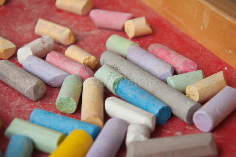 Chalk stock image. Image of color, blackboard, learning - 23619725
