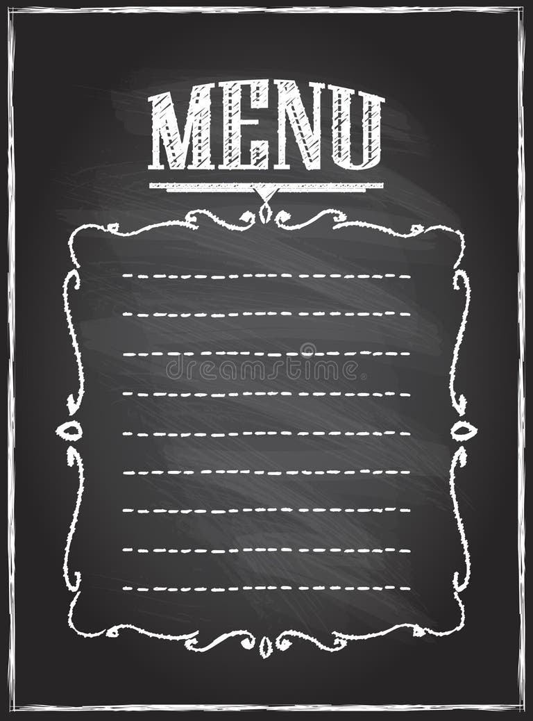Menu Chalk Stock Illustrations – 21,286 Menu Chalk Stock Illustrations ...
