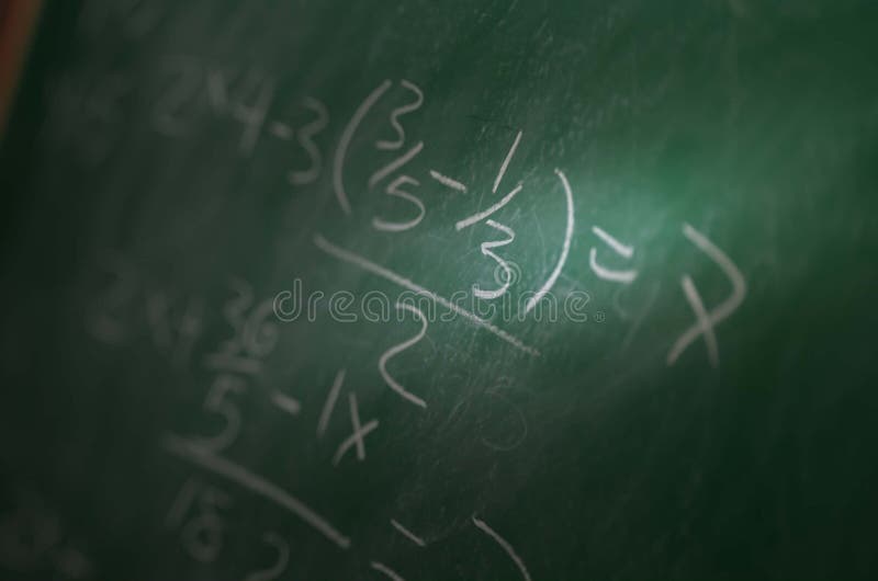 Chalk board stock image. Image of algebra, school, write - 16283195