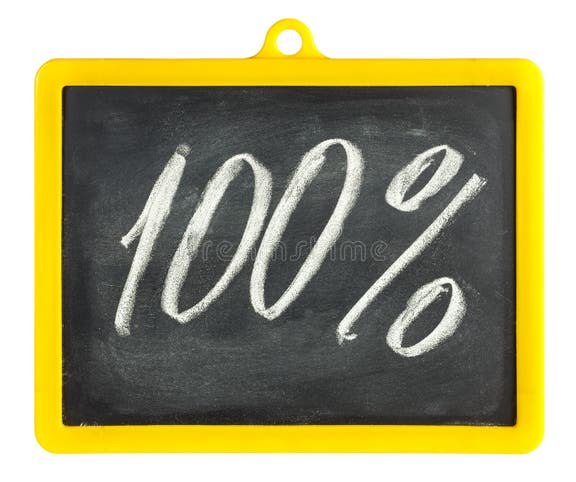 Chalk board stock image. Image of percent, typescript - 109465769