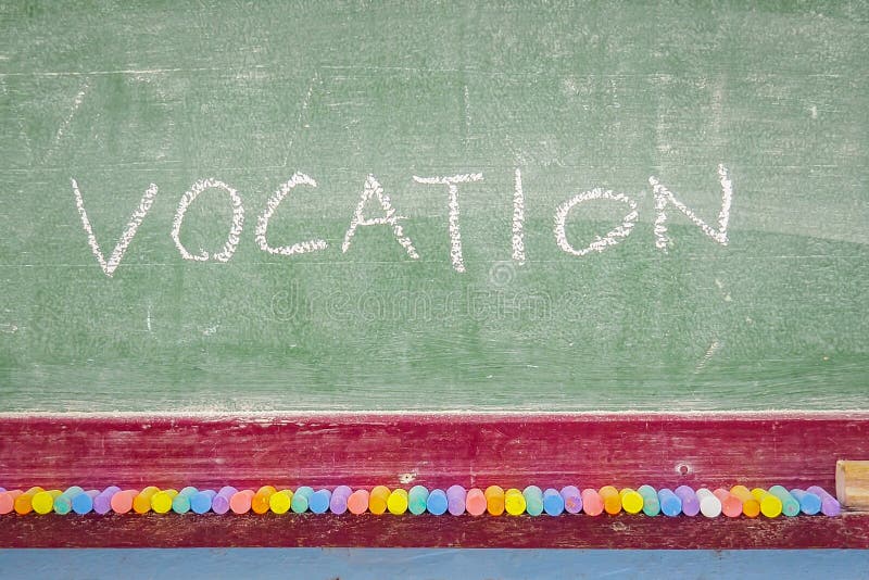 Chalk and Board in Classroom Stock Image - Image of blackboard, chalk ...