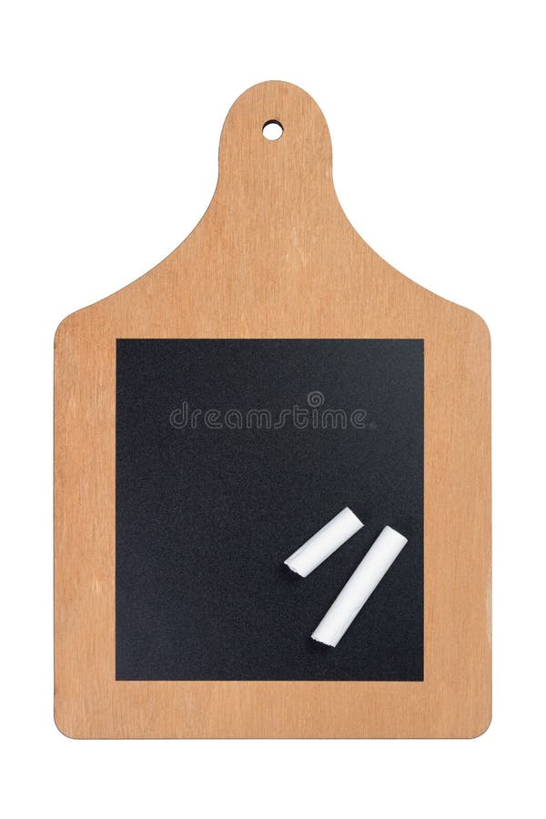 Chalk on Chalk Board for Notes Isolated on White Stock Photo - Image of ...