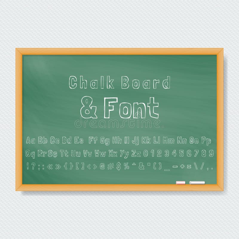 Chalk board stock vector. Illustration of banner, class - 86506798