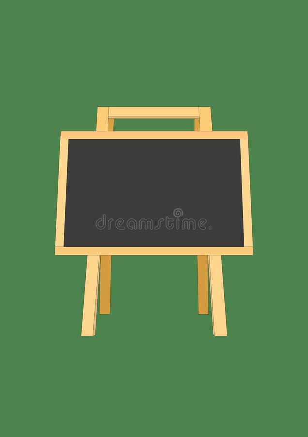 Chalk Board. Vector Illustration Decorative Design Stock Vector ...