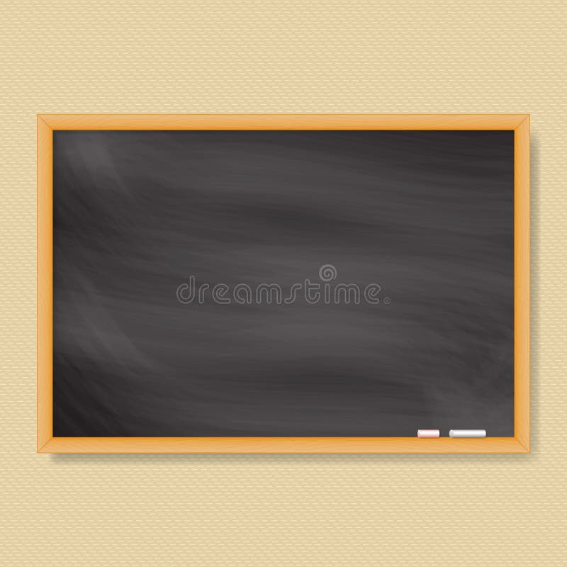 Chalk board stock vector. Illustration of sign, learning - 86506898