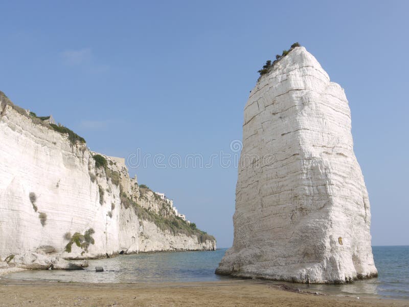 Chalk cliff stock photo. Image of cliff, outside, adriatic - 27948782