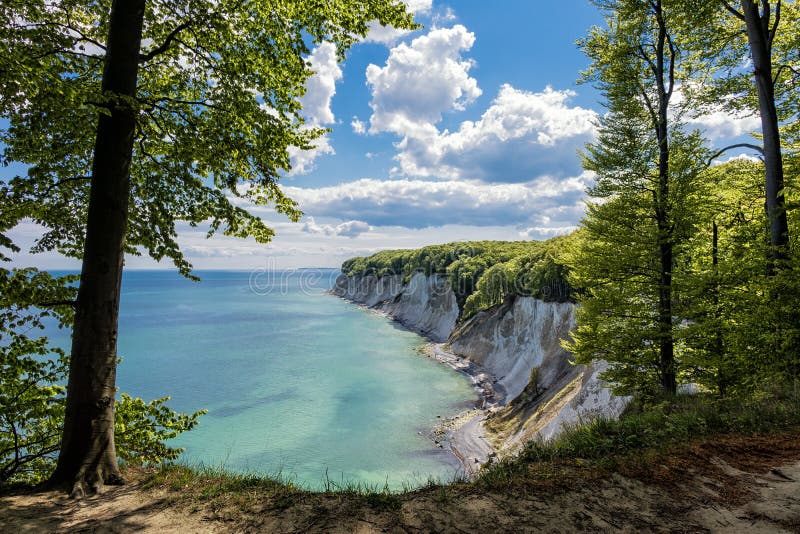 Chalk cliff stacks. stock photo. Image of view, chalk - 137670586