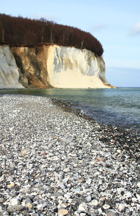 Chalk cliffs stock image. Image of grey, spring, blue - 25469349