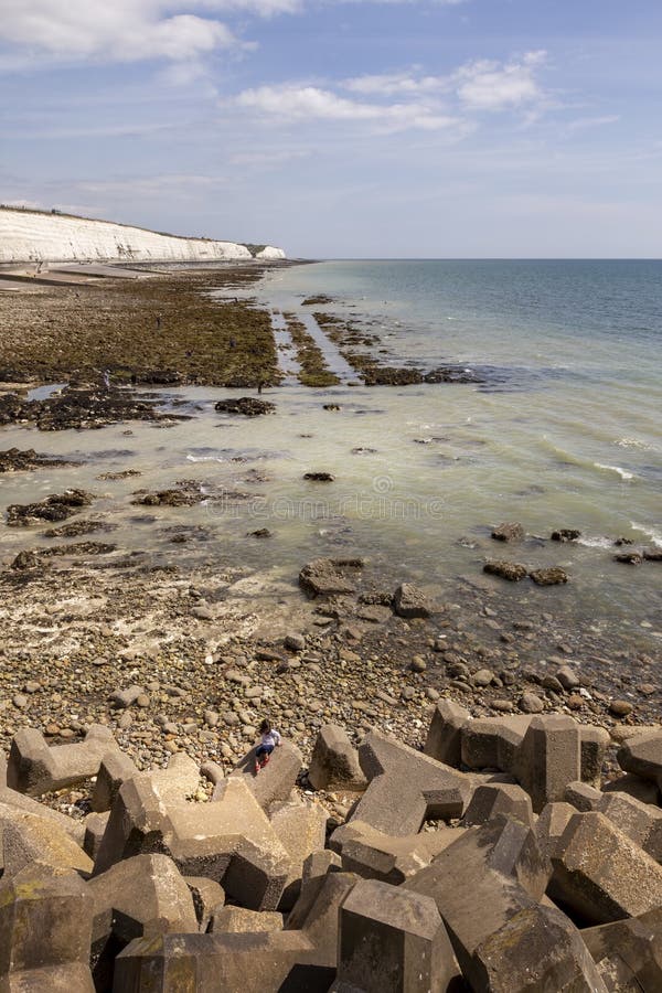 Chalk Cliffs at Brighton Marina Stock Image - Image of daddylong ...