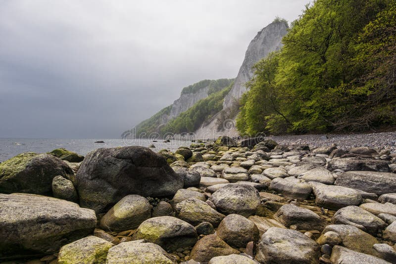 Chalk cliffs stock photo. Image of destination, overcast - 31059236