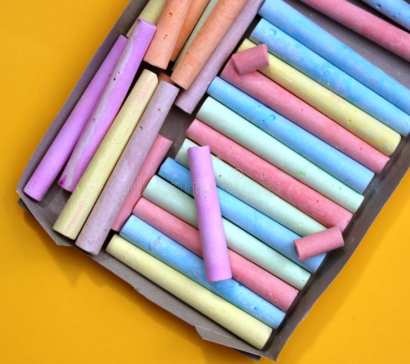 Chalk stock image. Image of artist, chalk, color, education - 35257467
