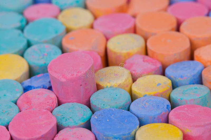 Chalk Color stock image. Image of type, orange, pink - 44450127