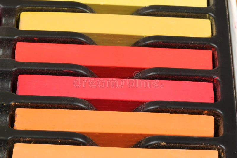 Chalk crayons stock image. Image of crayons, chalk, draw - 13344671