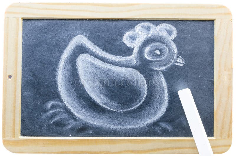 Chalk Drawing stock image. Image of duck, education, banner - 54442659