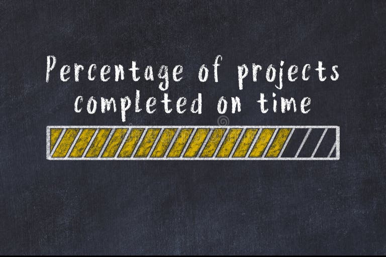 Percentage Completed Stock Illustrations – 135 Percentage Completed ...