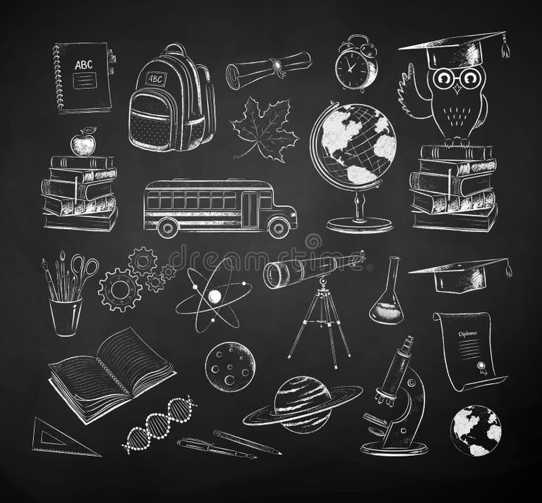 Science Chalkboard Background Stock Illustrations – 13,889 Science ...