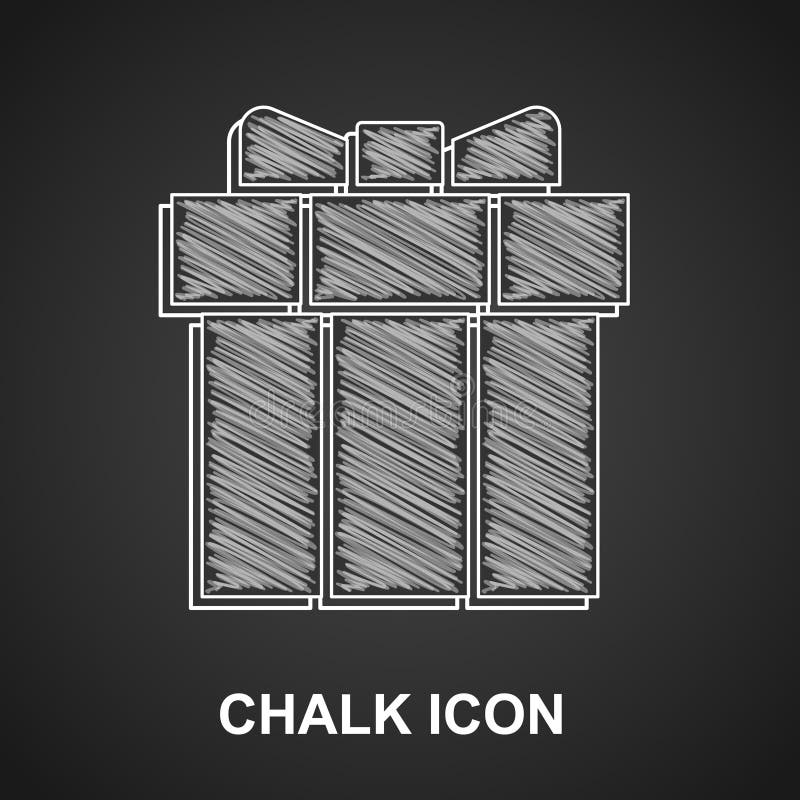 Chalk Gift Boxes and Tree Balls. Christmas Collection. Stock Vector ...