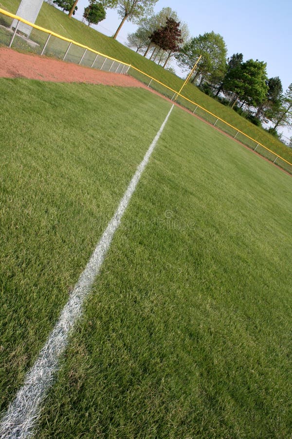 Left Field Line stock photo. Image of bases, line, dirt - 2532514
