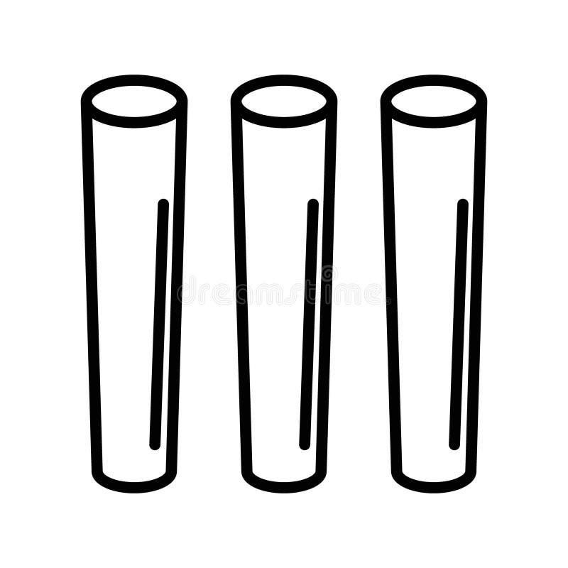 Chalk Linear Logo Mark in Black and White Stock Vector - Illustration ...