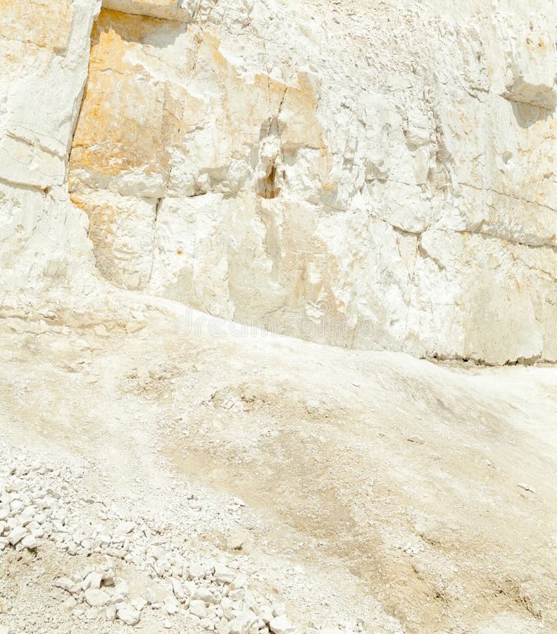 Chalk Mining. Chalk Hills. Chalk Surface Stock Image - Image of chalky ...