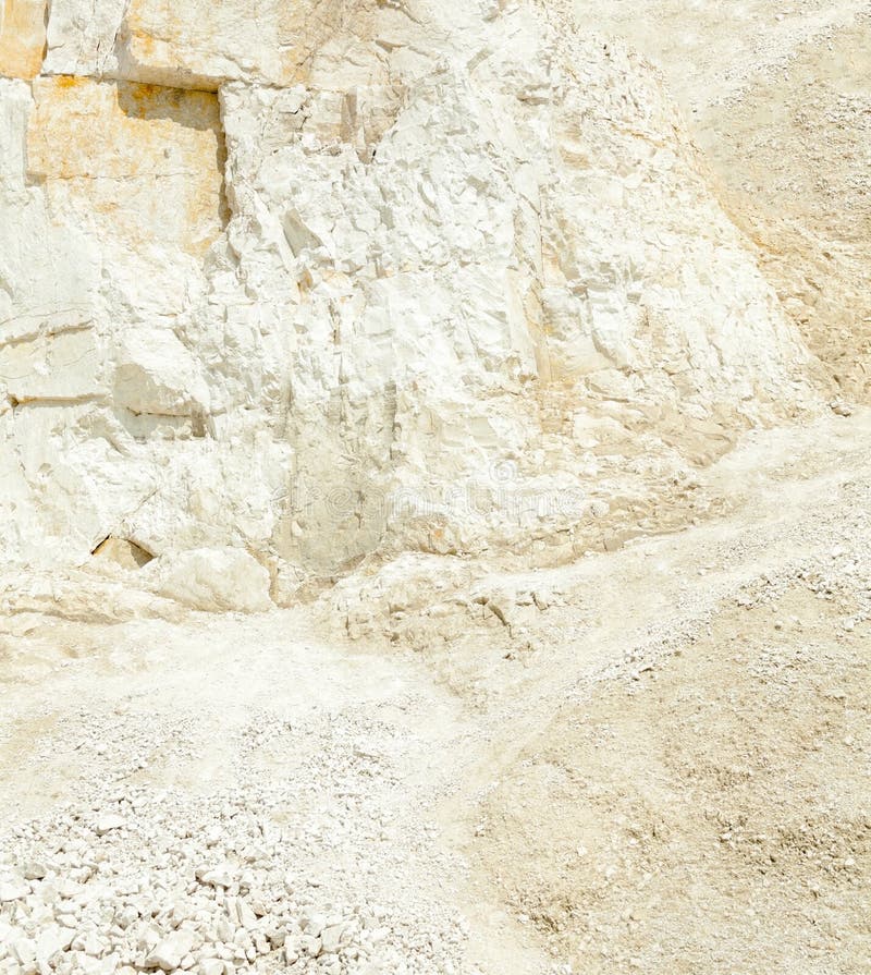 Chalk Mining. Chalk Hills. Chalk Surface Stock Image - Image of deposit ...