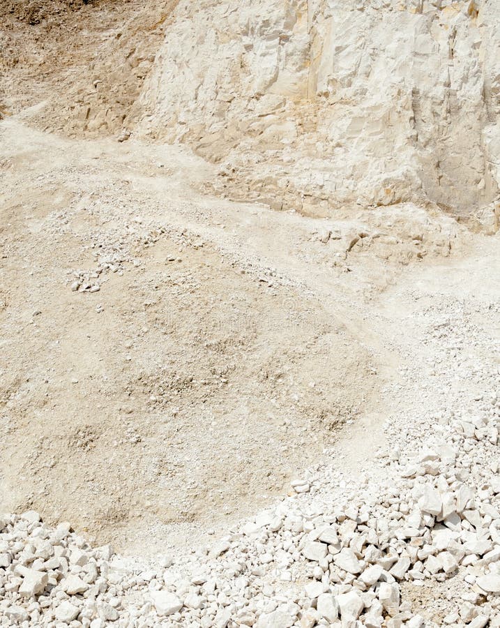 Chalk Mining. Chalk Hills. Chalk Surface Stock Photo - Image of ...