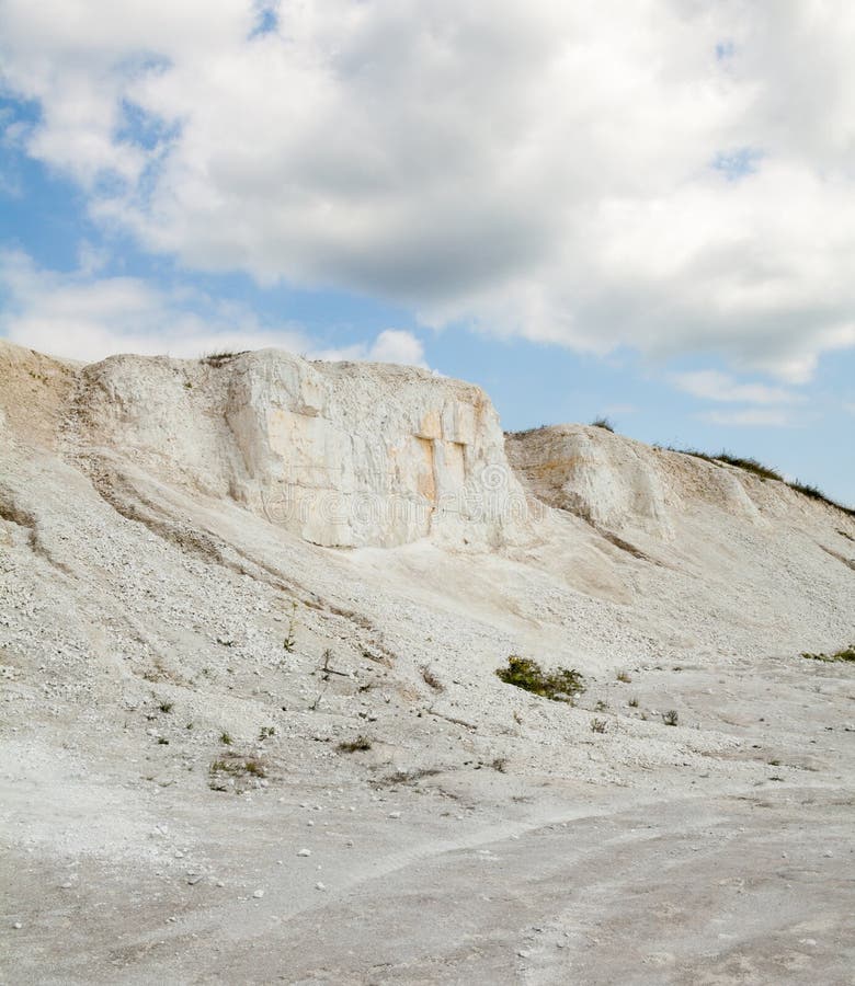 Chalk mining stock image. Image of material, mountain - 172467575