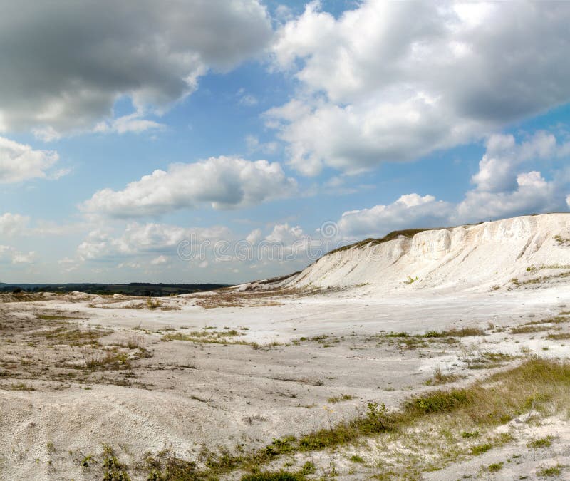 Chalk mining stock photo. Image of natural, blue, geology - 179529348