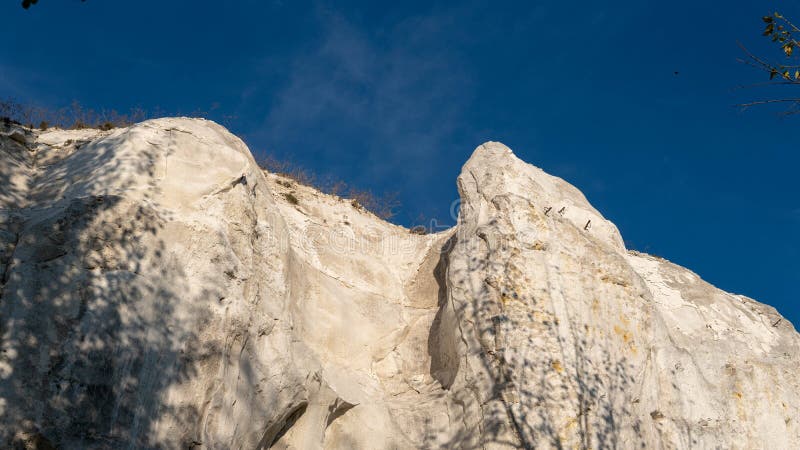 The Chalk Mountain Hills of Chalk. Chalk Mining. Limestone Quarry. Open ...