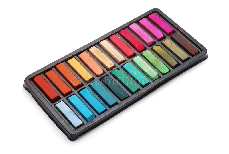 Chalk pastels stock photo. Image of chalk, supply, colorful - 15462074