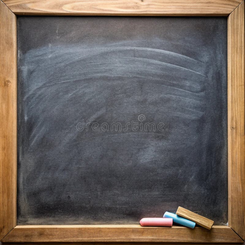 Chalk Rubbed Out on Blackboard Surface Stock Illustration ...